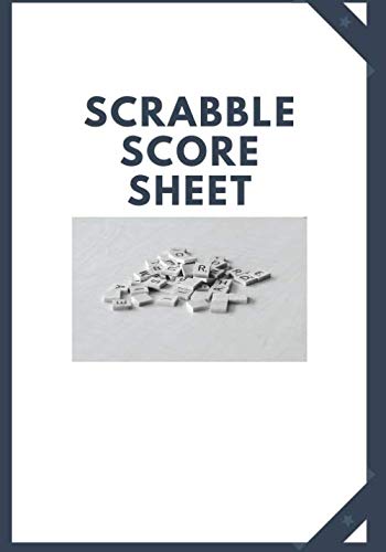Scrabble Score Sheet: Game Record Keeper Book, Scorekeeping Pads ...