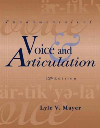 Buy Fundamentals of Voice and Articulation Book Online at Low Prices in ...