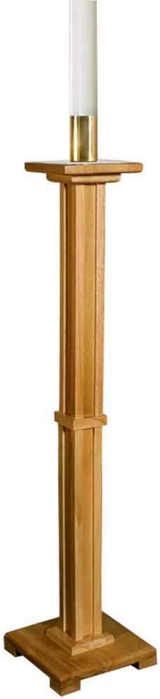 Amazon.com: Wood Walnut Church Paschal Candleholder Candle Stand Easter ...