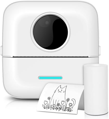 Amazon.com: Justfityou - Mini Photo Printer for Phone, Inkless Sticker ...