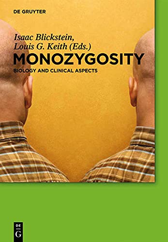 Amazon | Monozygosity: Biology and Clinical Aspects | Blickstein, Isaac ...
