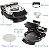 Amazon.com: Electric Stuffed Pancake Maker- Make a GIANT Stuffed Waffle ...