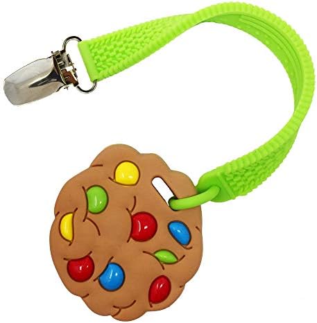 Amazon.com : Silli Chews Baby Teething Cookie Biscuit Silicone Infant ...