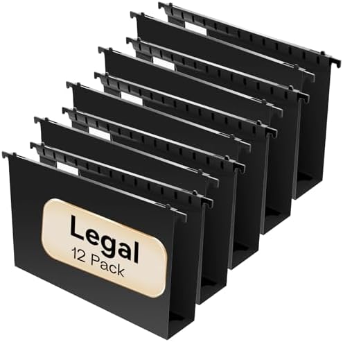 Amazon.com : NORDUN Plastic Extra Capacity Legal Size Hanging File ...