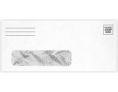 #9 Window Envelopes (3 7/8 x 8 7/8) - Place Stamp Here - White w ...