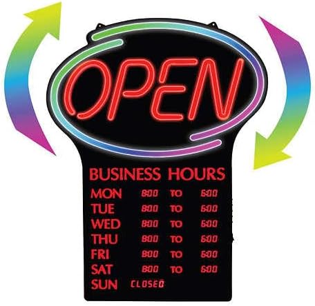 NEWON LED “OPEN” Sign - English Only : Amazon.ca: Industrial & Scientific