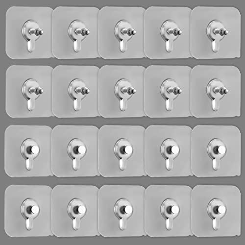 TONAUP 10Pcs Self Adhesive Hanging Nail Detachable Adhesive Screws Wall ...