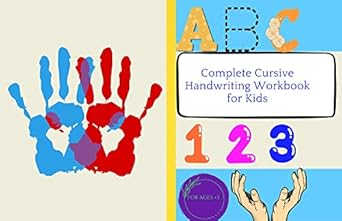 Amazon.com: Complete Cursive Handwriting Workbook for Kids:3-In-1 ...