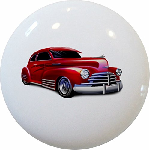 Carolina Hardware and Decor 1710 Hot Rod Car Red Cabinet Drawer Knob ...