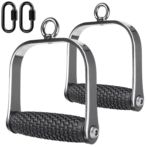 Kipika D Handle Cable Attachment, Cable Machine Handles, Heavy Duty D ...