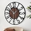 Amazon.com: LEIKE Large Wall Clocks,Silent,Non Ticking,Battery Operated ...