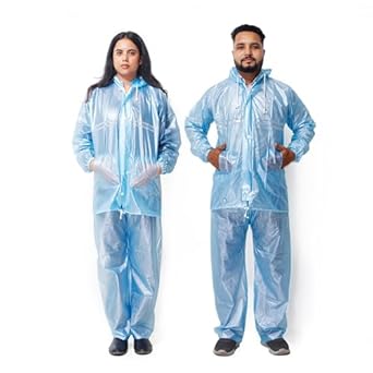 Robustt Unisex Waterproof Rain Suit (Pack of 1) | Reflective Strips ...