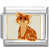 Quiges Special 9mm Italian Style Charm Link Module Stainless Steel Blue ...