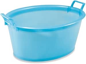 Trade shop traesio Bassine ovale 50 à récurer nettoyage récipient eau ...