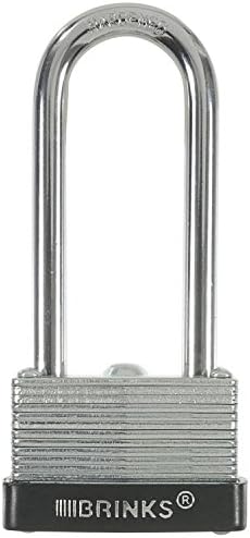BRINKS - 40mm Laminated Steel Keyed Padlock, 4-Pack - Chrome Plated ...
