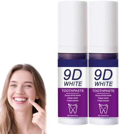 9D Violet Dentifrice Blanchissant Les Dents, 30ml Purple Teeth ...