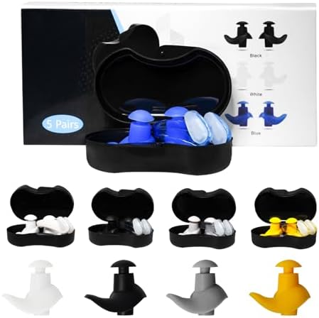 Amazon.com: Swimming Ear Plugs Waterproof Earplugs - 3 Pairs Silicone ...