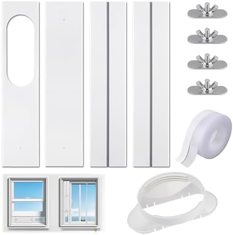 Portable Air Conditioner Window Seal Kit with Universal Coupler,PVC ...