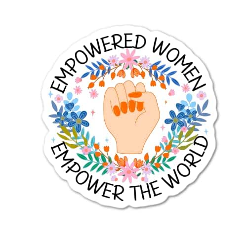 Amazon.com: Feminist Empowered Women Empower The World Sticker ...