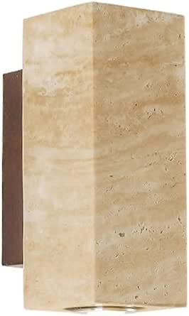Natural Yellow Travertine E27 Light Source Wall Sconce Japanese Style ...