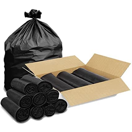 JK TRADING Disposable Garbage/Dustbin Bags | Medium Size | Pack of 4 ...