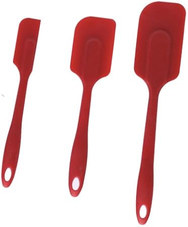 Amazon.com: Progressive International Silicone Spatula 3-Piece Set, Red ...