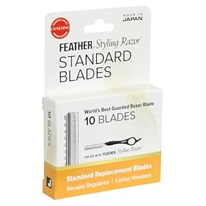 Amazon.com: Feather Styling Razor Standard Blades - Professional Hair ...