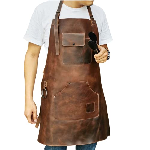 Top 10 Leather Apron For Cooking of 2022 - Katynel