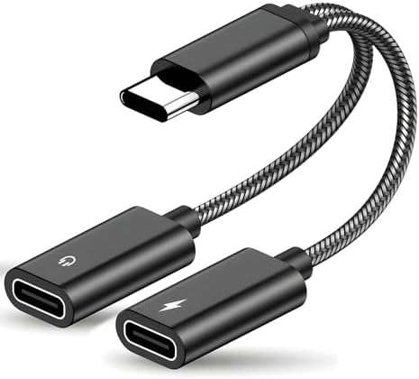 Adattatore per cuffie USB C e Ricarica, Sdoppiatore cuffie usb c ...
