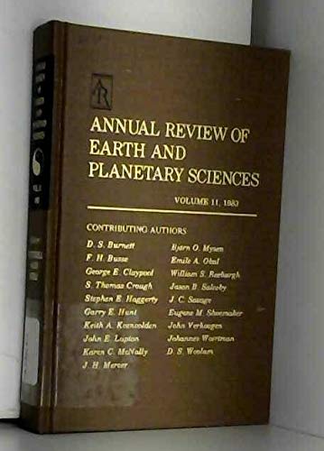 Annual Review of Earth and Planetary Sciences: 1983 (Annual Review of ...