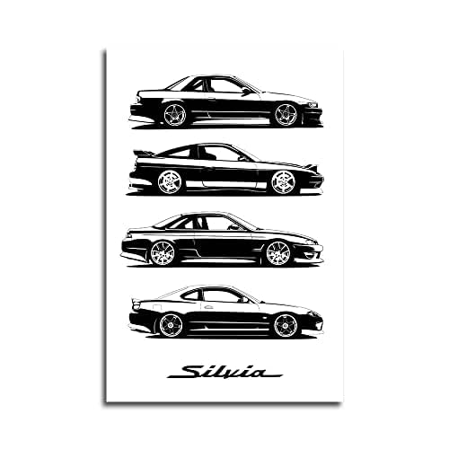 Amazon.com: 240sx Zenki Kouki Slivia S12 S13 S14 S15 Evolution Car ...