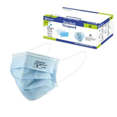 Magnum Viroguard 3ply surgical Mask, with Meltblown filter, ISI ...