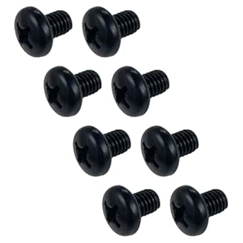 Amazon.com: Rear License Plate Screws Black Compatible with Audi and VW ...