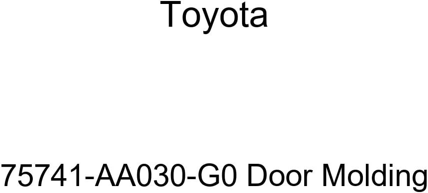 Amazon.com: Genuine Toyota 75741-AA030-G0 Door Molding : Automotive