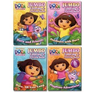 Dora the Explorer Coloring & Activity Book 4-Pack : Amazon.de: Bücher