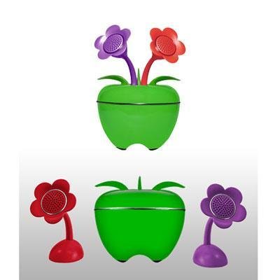 Speakal iPom 2.1 Stereo Speaker with 12W Subwoofer for MP3 Players ...