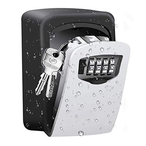 Snapklik.com : ZHEGE Key Lock Box, 4 Digit Combination Storage Lockbox ...
