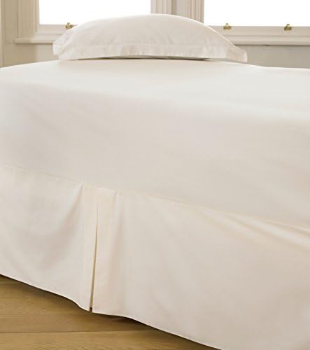 200 Thread Count Cotton Pleated Fitted Valance Sheet - Single - White ...