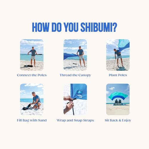 Shibumi Shade 3.0 Version | Wind-Powered Beach Tent Shade Canopy | Sets ...