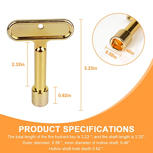 Snapklik.com : Water Key,Hydrant Key,Water Spigot Key For Wall Hydrant ...