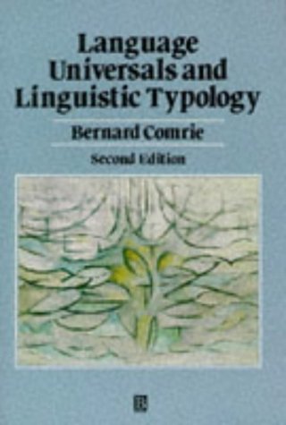 Language Universals and Linguistic Typology: Amazon.co.uk: Comrie ...