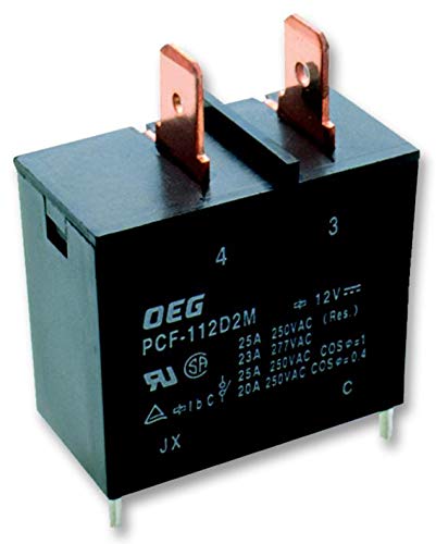 Amazon.com: PCF-112D2M - Power Relay, SPST-NO, 12 VDC, 25 A, PCF Series ...