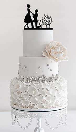 Amazon.com: She Said Yes Proposal Engagement Acrylic Proposal ...