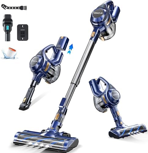 Cordless Vacuum Cleaner, Rapid Clean 23 Kpa Powerful Suction, 1.3 L ...