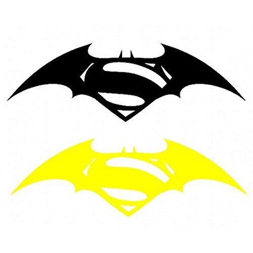 Daily Creation Car Stickers Exterior Batman & Superman Auto Hood Bumper ...
