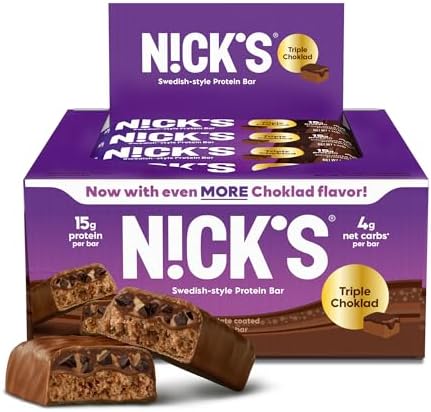 Amazon.com : NICKS Peanuts n fudge Keto Chocolate Candy Bars No Added ...