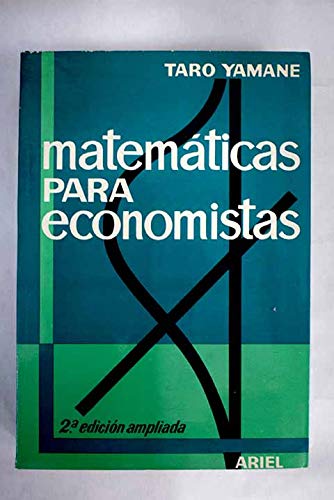 Matemáticas para economistas : Yamane, Taro: Amazon.co.uk: Books
