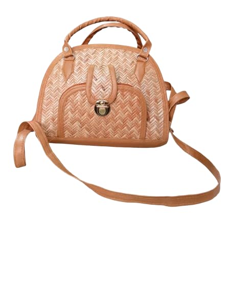 Buy SNIFF AND HERBS Trandey Bamboo Woman hand bag | Bamboo Bag Handmade ...