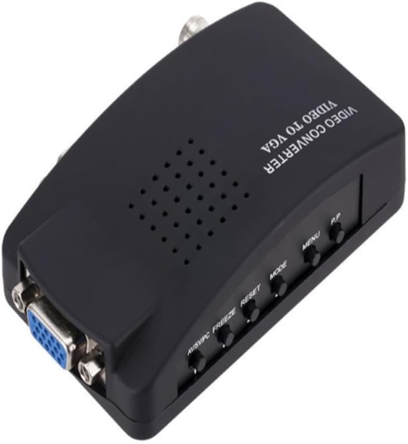 Amazon.com: XMSJSIY BNC to VGA Video Converter, S-Video Input to VGA ...