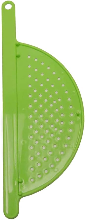 Gurus Hand Held Pot Strainer Pasta Pan Drainer Plastic Handle Veggie ...